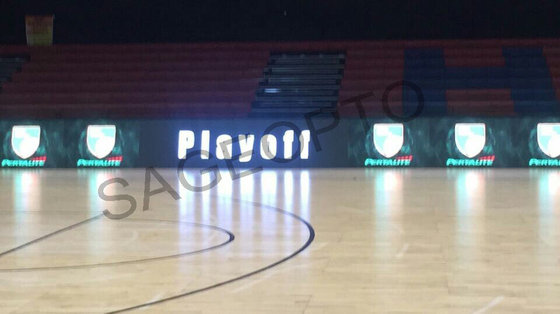 Alta exhibición llevada SMD3528, los paneles de la definición publicidad de pared video llevados para el partido de baloncesto