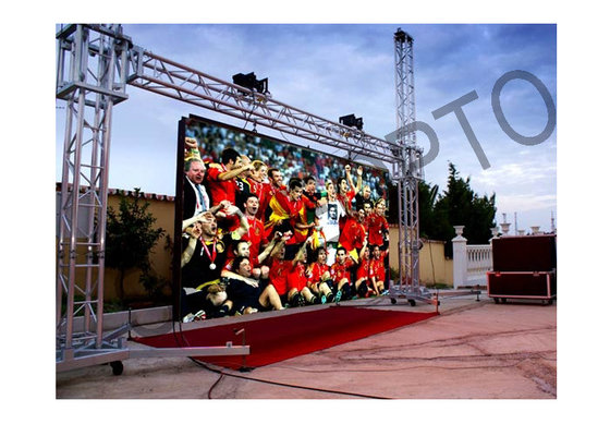 Alto brillo grande fuera de la pantalla SMD3535 de la cortina de la etapa del LED para los conciertos