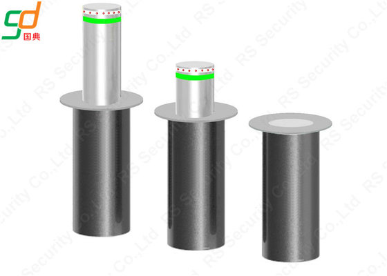 K8 Rated Fixed Hydraulic Bollards Parking Barriers With LED Light