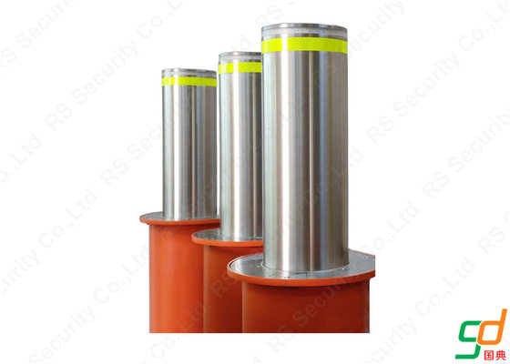 Automatic Parking Hydraulic Bollards QR Code Reader High Loading Capability