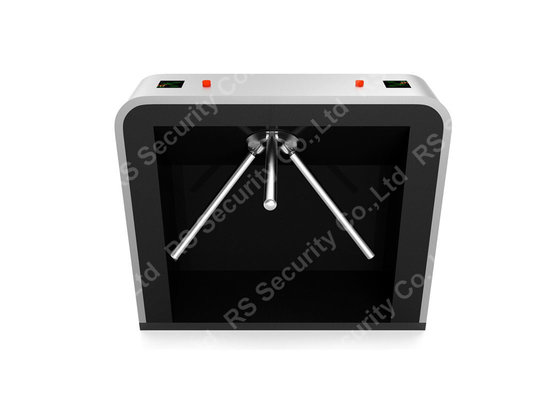 Biometric Half Height Turnstile Security Systems / Vertical Tripod Turnstile Gate