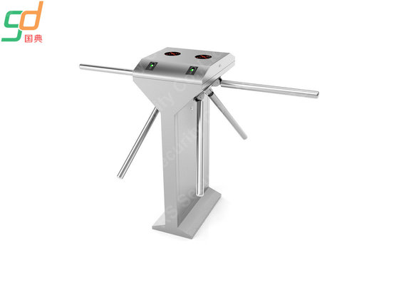 Tripod security turnstile Gate Manual Resetting Bridge Round Angle