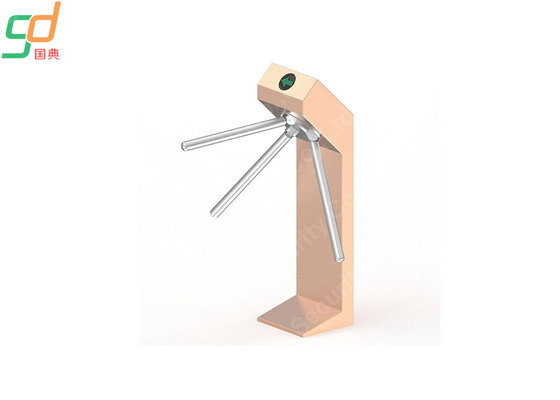 Mirror Finish Half Height Tripod Turnstile Gate , Turnstile Barrier Gate