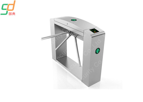 Automated CE Approved Tripod Turnstile Gate , Rs485 Connection Football Turnstiles