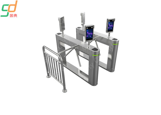 Customized Dustproof Tripod Turnstile Gate , Half Height Turnstile Barrier With RFID Reader