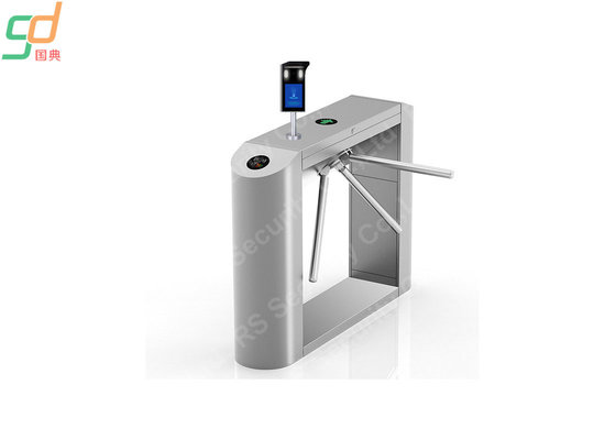 Waist Height Automatic Tripod Turnstile Gate Security Card Or Biometric