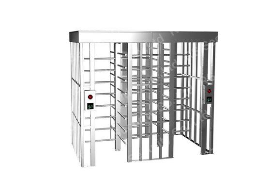 RFID Card Reader Fingerprint Turnstile Full Height 304 Stainless Steel