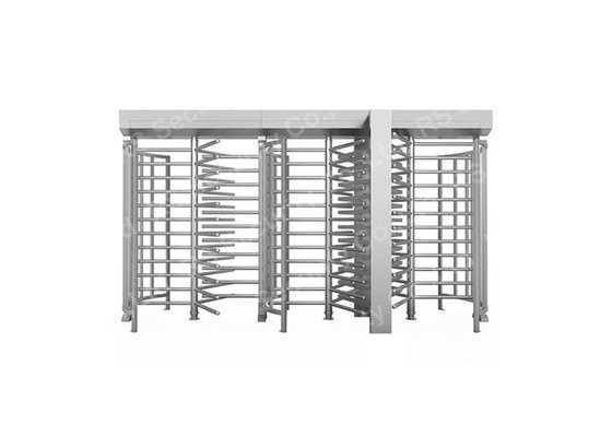 Manual Operation Full Height Turnstiles Double Lanes Automatic Reset