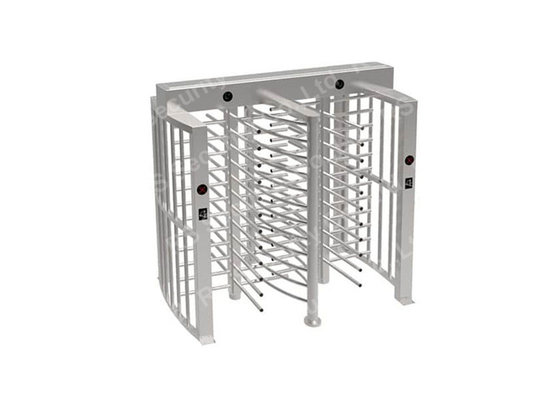 Fingerprint Reader Double Entrance Automatic Systems Turnstiles , Electronic Revolving Turnstile