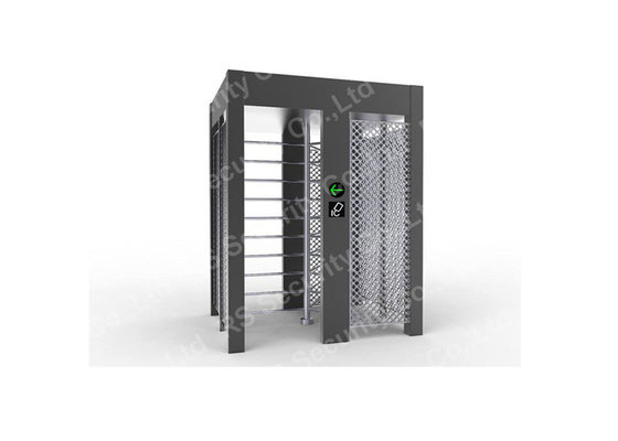 Heavy Duty Security Pedestrian Full Height Turnstiles Gate With Card Reader