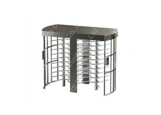 Half Height Single Turnstyle Pedestrian Barrier Gate Remote Control 304 Stainless Steel