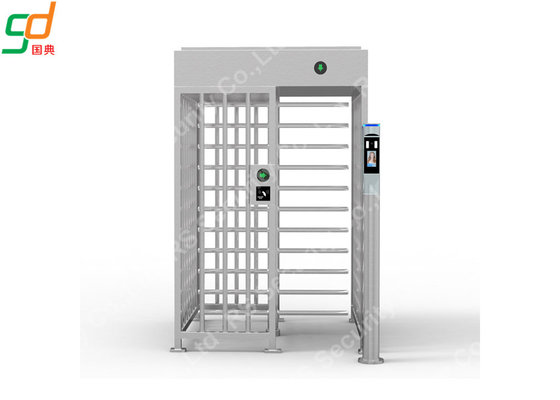 2 Lane Security Full Height Turnstile Pedestrian For Access Time Attendance