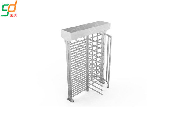 Automatic RFID Full Height Turnstiles High Security With Barrier Gate