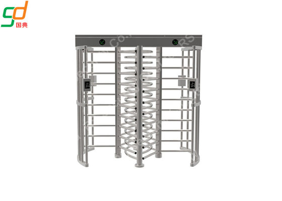 Biometric Access Control Systems Revolving Door Turnstile With Single Channel