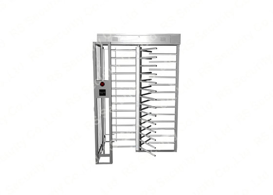 Stainless Steel Full Height Turnstiles Gate RS 485 Security Rotary Turnstile