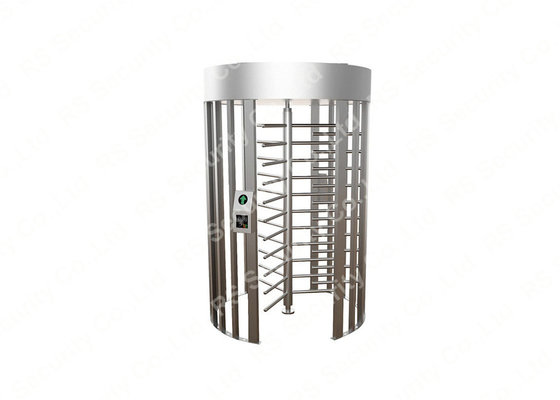 Card Or Biometric RFID Full Height Turnstiles Electrical Barrier With 0.6S Response Time