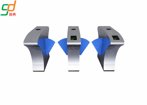 Luxury High Security IR Sensor Flap Barrier Gate Security Entrance Turnstiles