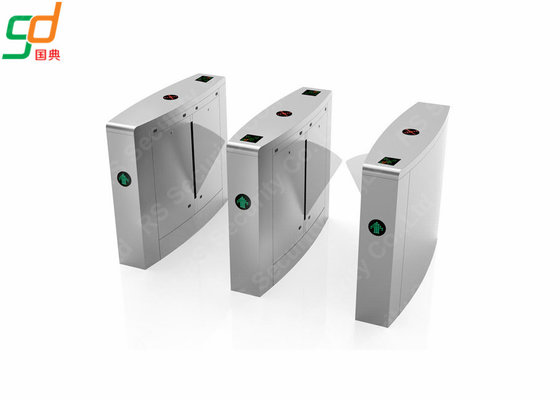 Smart Retractable Flap Barrier Gate Turnstile Security Subway Wing Gate