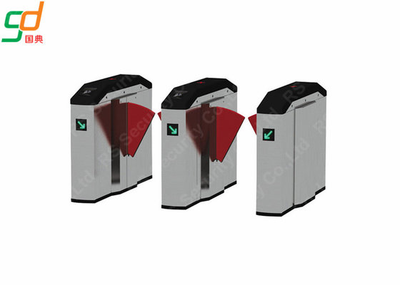 Electric Indoor Wing Flap Barrier Gate Turnstile Subway Or Metro Access