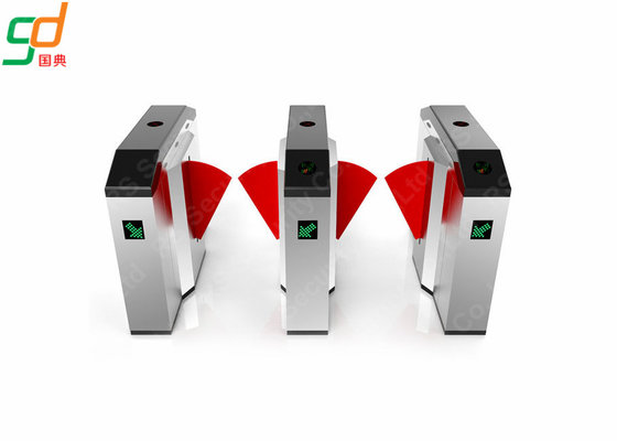Counting Automatic Turnstiles Speed Gate, Retractable Flap Barrier Systems