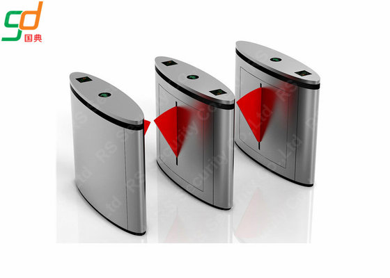 Fast Speed Turnstile Flap Barrier Gate, Card Reader Security Turnstiles System