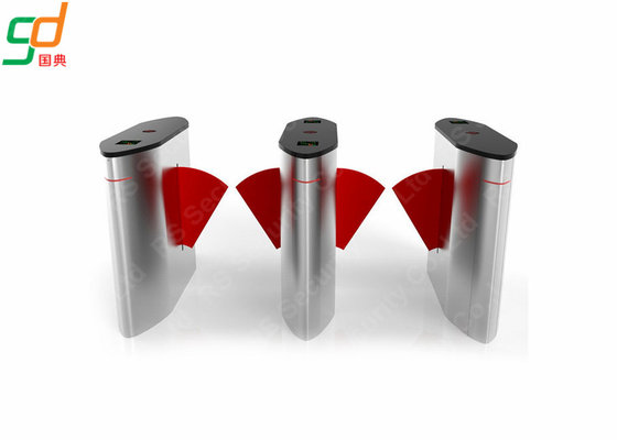 Stainless Steel Turnstile Gates, Pedestrian Flap Barrier Gate System