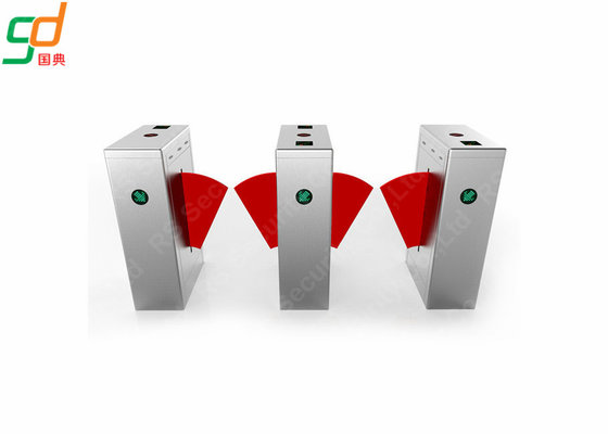 Biometric Recognition Turnstiles Systems Tpc Ip, High Security Flap Barrier Gate