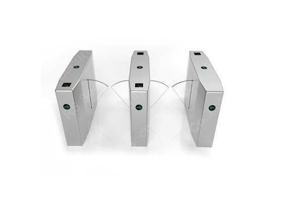 Stainless Steel Flap Barrier Gate Turnstile, Card Reader Subway Turnstiles