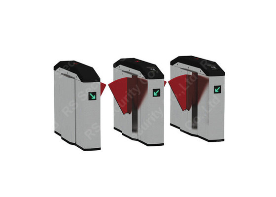 Security Controlled Access Turnstiles Rfid Card Reader Flap Barrier Gate