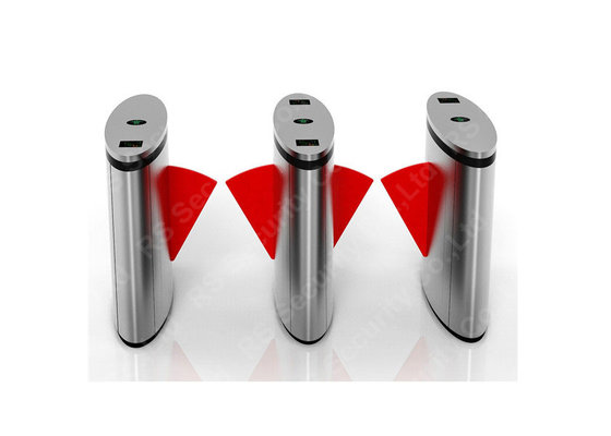 Card Reader Flap Barrier Gate Automatic Turnstiles Retractable Turnstyle Gates
