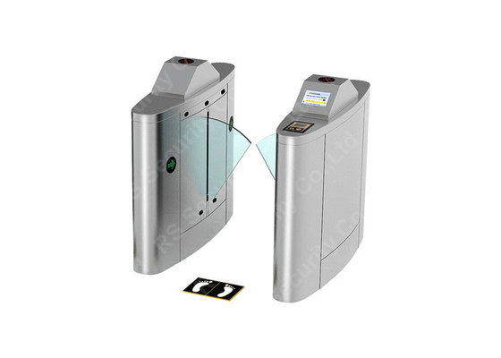IR Sensor Anti-static Flap Barrier Gate High Security Entrance Pedestrian System