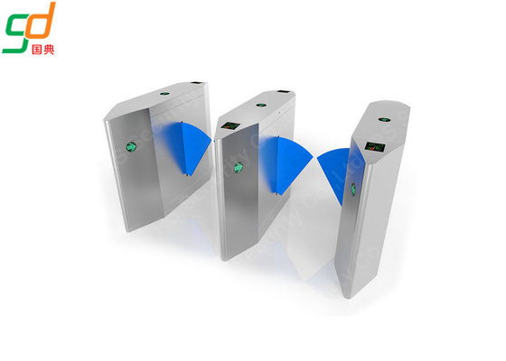 Modern Automatic Turnstiles High Security System Flap Gate Sensor Barrier