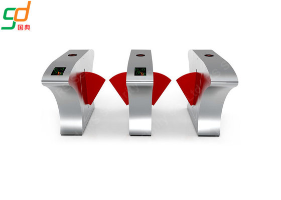 Stainless Steel ESD Automatic Turnstiles, Flap Barrier Gate Turnstile Solution