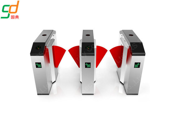 Fingerprint Flap Barrier Turnstile System BRT Station Gate