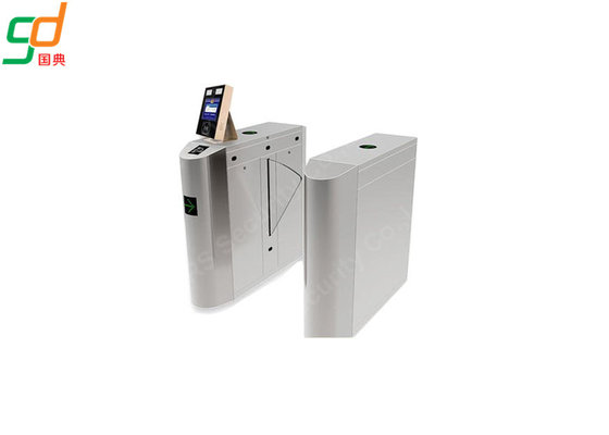 Barcode Recognition Flap Barrier Turnstile Systems Fitness Centre Gates