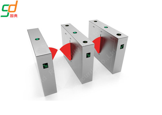 Biometrics Scanner Flap Barrier Turnstile Systems Metro Station Gates