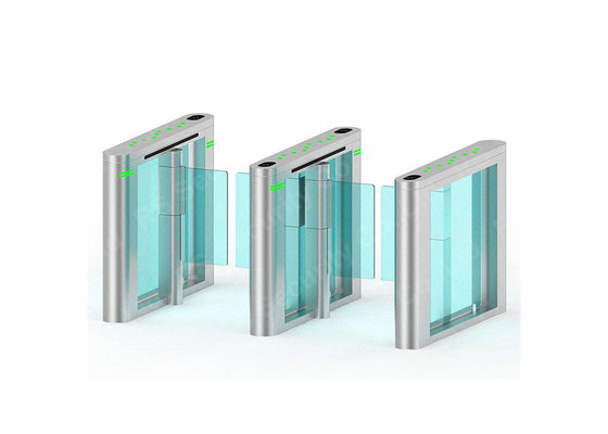 Pedestrian Speed Swing Supermarket Entrance Gate Highly Durable