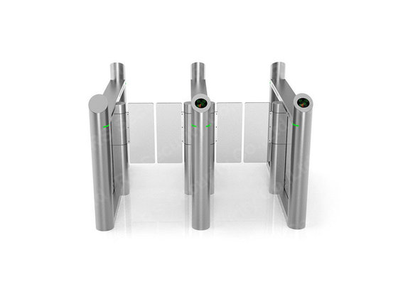 Waist High Biometri Supermarket Swing Barrier Speed Swing gate For Subway