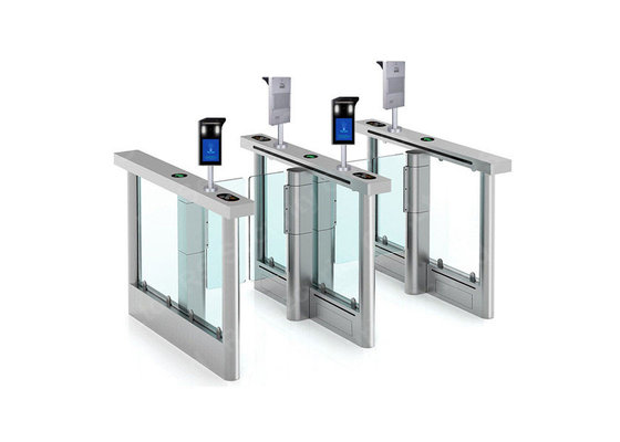 Access Control Supermarket Swing Gate , Slim Glass Arm Security Barriers 900mm Width