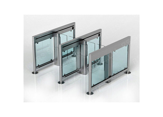 Full Automatic Rfid Card Reader Supermarket Swing Gate System Turnstile Barrier
