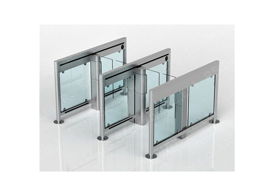 Stainless Steel Economic Automatic Swing Gate Barrier With Rfid Card Reader