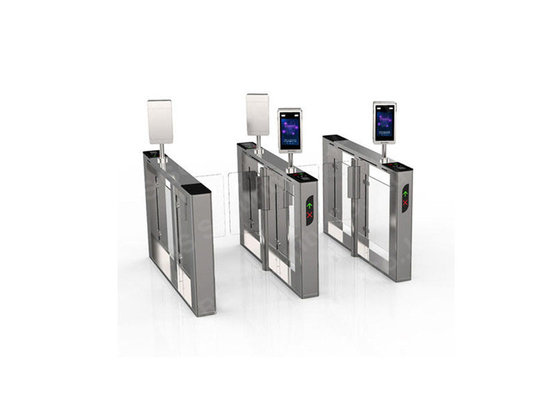 Automatic Supermarket Swing Gate,Face recognition Glass Arm Turnstile Systems