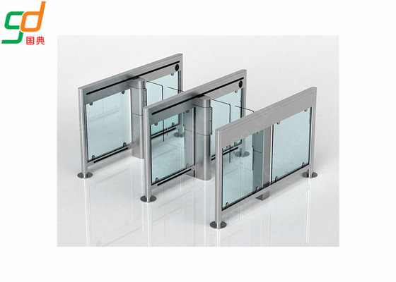 LED Light Alarm Supermarket Swing Gate Security Equipment AC 220V Barrier