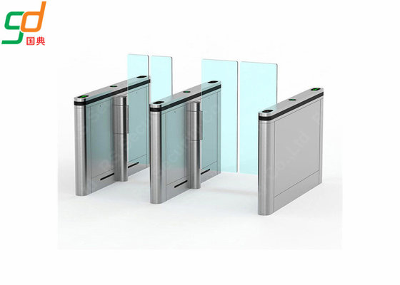 Retractable Supermarket Swing Gate Bi-Direction Built-in CounterTurnstiles