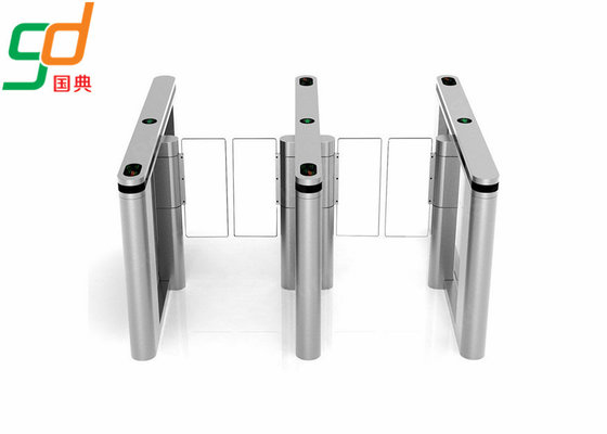Supermarket Post Automatic Swing Barrier Gate With 304 Stainless Steel Material