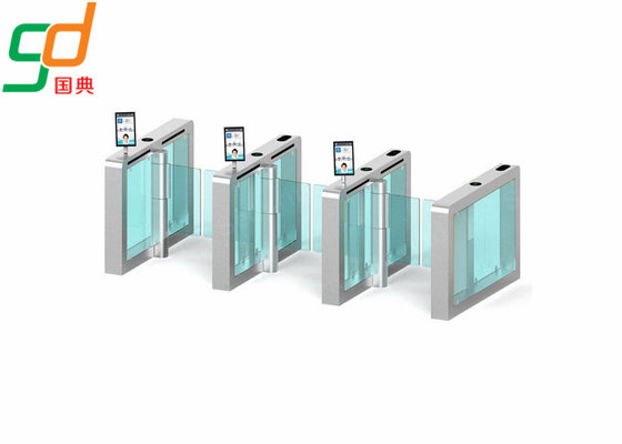 Single Pole Automatic Systems Turnstiles Bi Directional Swing Barrier Gate