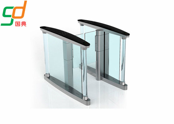 Access Control Slim Automatic Turnstiles,PVC Arm 900mm Width Barrier Gate