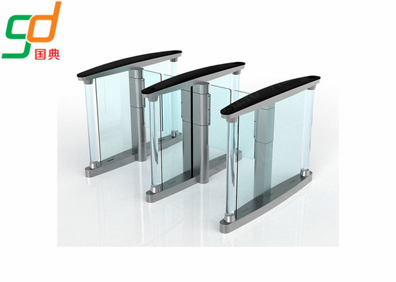 Slim Swing Gates Bi Directional Automatic Turnstiles Optical Barrier System