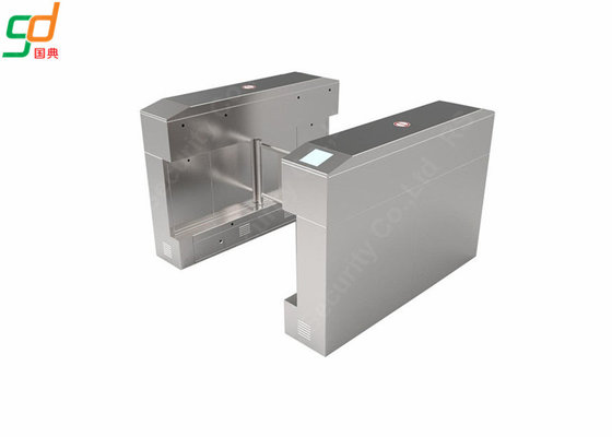 316 Stainless Steel Airport Bi - Folding Swing Barrier Gate For Weelchair