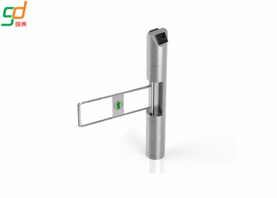Supermarket Visitors Control Swing Barrier Gate , Swing Arm Barrier With Sensors
